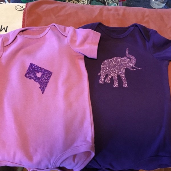 Glitter Elephant Iron On, Elephant Iron on Transfer, Elephant Heat ...