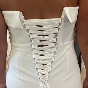 Laceeis Corset Back Kit Dark Red Taffeta Wedding Bridesmaid - Etsy