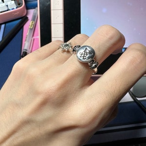 Asmodeus Ring Sigil of Asmodeus Silver 925 Asmodeus Minimal - Etsy