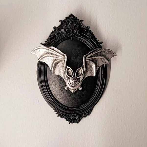 Unique Gothic Halloween Vampire Bat Wall Baroque Frame Décor - Etsy