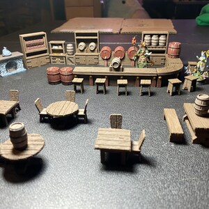 Inn and Tavern Ver.a Dnd Miniature Terrain, Dungeons and Dragons, D&D ...