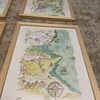 Peter Rabbit Watercolor Map Art Print Easter - Etsy