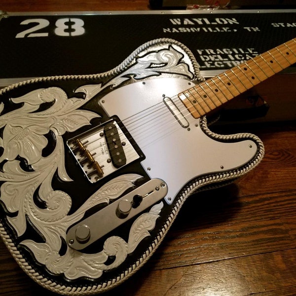 Fender Squier Classic Vibe Telecaster Tele W/custom-made, Hand-tooled ...