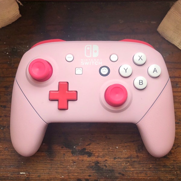 Custom Pastel Pink Nintendo Switch Pro Controller - Etsy