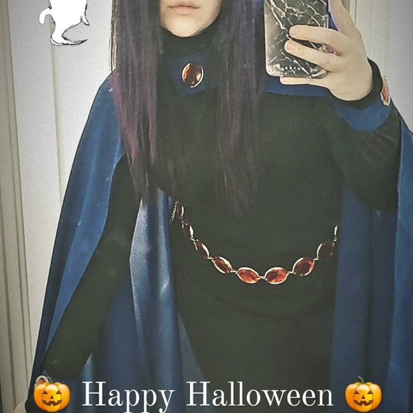 Raven Cosplay Cape (teen Titans Raven) COLOURS Custom Individual High ...