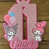 Kuromi Cake Topper Kawaii Sanrio Decoration Kuromi Hello Kitty Friends ...
