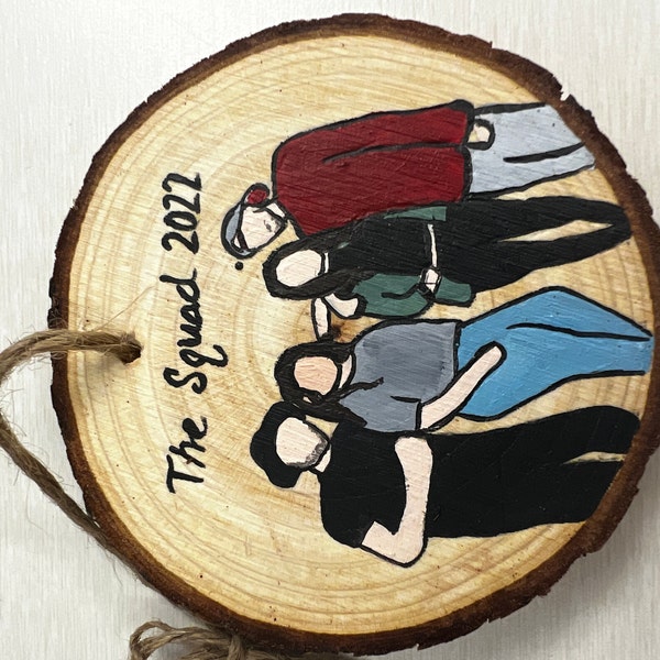 Personalized Faceless Portraits, Digital Art, Family Faceless Art ...