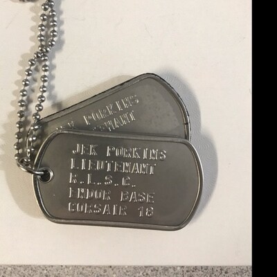 1 Custom Military Style Dog Tag - Etsy