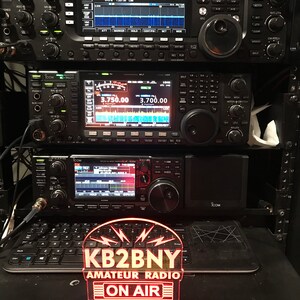 Ham Radio Lighted on Air Callsign Display LED Amateur Radio - Etsy