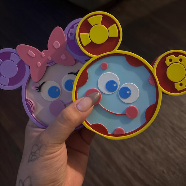 Mickey’s Clubhouse Toodles 3d-printed Standing Figures – Face, Circles ...