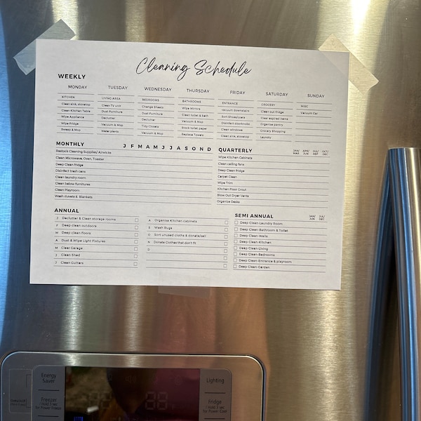 Ultimate Cleaning Schedule Bundle Editable,cleaning Planner Bundle ...