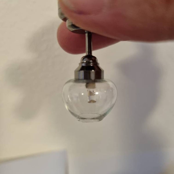 Miniature Dollhouse Black Ceiling Light Dollhouse Light Dollhouse Lamp ...