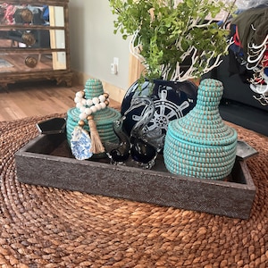 Oyster Shell Ornament, Palm Tree Ornament, Decoupaged Oyster, Christmas ...