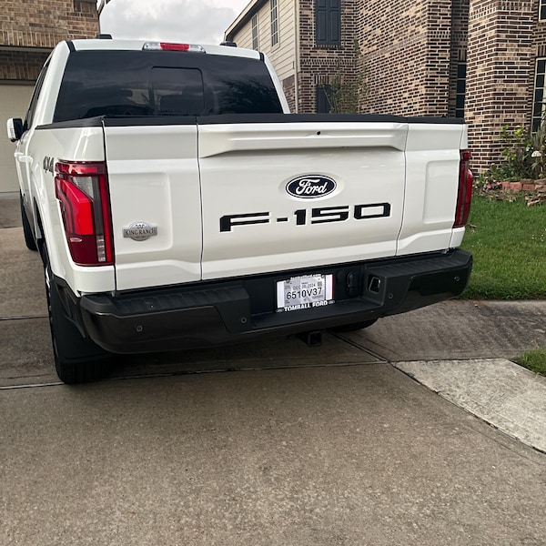 2021-2023 Ford Raptor Tailgate Letter With Reflective Outlines Vinyl ...