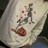 Fall Sweatshirt, Halloween Sweatshirt, Skeleton Sweatshirt, Fall ...
