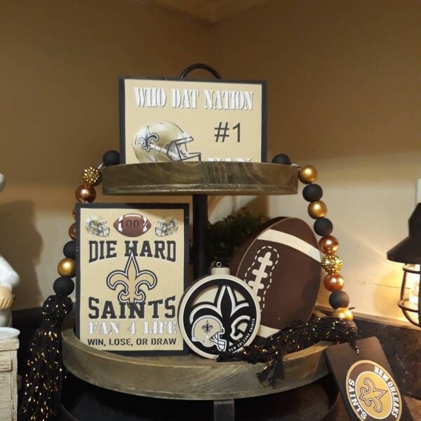 God Bless America Patriotic Wooden Bead Rope, Farmhouse Décor, Wooden ...