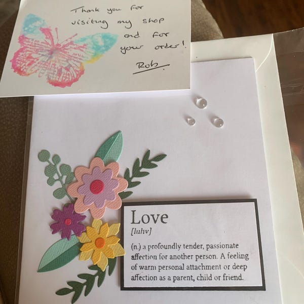 Handmade Birthday Card Etsy