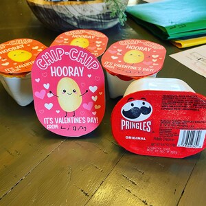 Chips Kids Valentine Printable, Pringles Snack Size Chips, Kids ...
