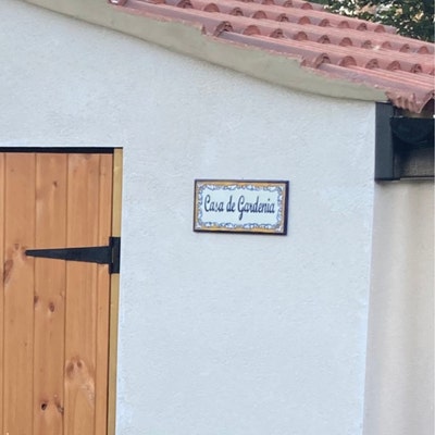 Old Spanish House Number , Signs for Home, Personalized Tile, Ceramic ...