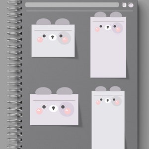 Cute Digital Stickers/ Cute Digital Sticky Notes/ Kawaii - Etsy