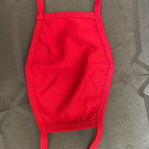 Red Face Mask Washable Face Mask With Filter Pocket Unisex - Etsy