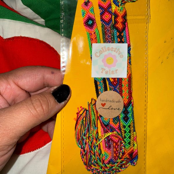Mexico Friendship Bracelet, ASSORTED Bracelet Set, Adjustable ...