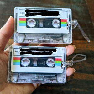 Retro Cassette Personalized Luggage Tag, Unique Bag Tag, Custom Mix ...
