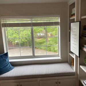 Kallax Bench Cushion Custom Cushions Bench Cushions Window Seat ...