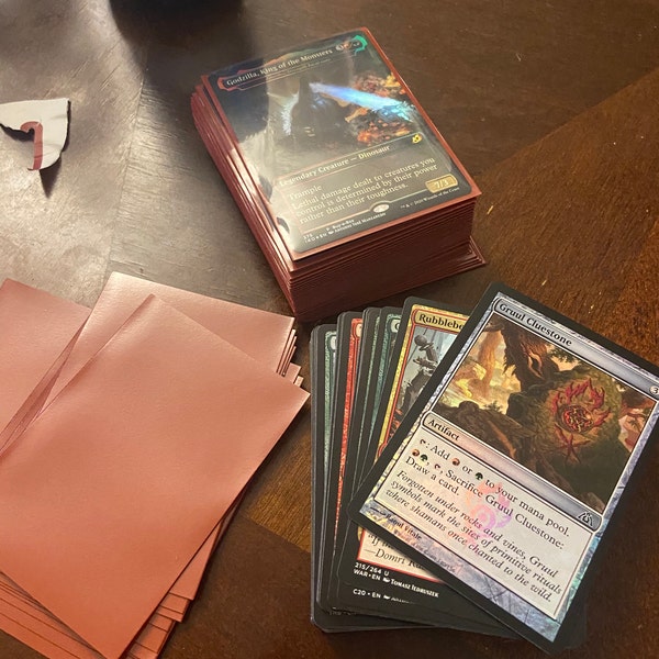 Godzilla King of the Monsters-100 Card Edh/commander Deck-mtg-mythics ...