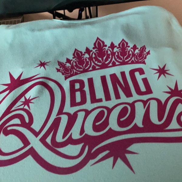 Bling Queen SVG, Ai, PNG, EPS, Pdf, Jpg Digital Clip Art. Crown / Tiara ...