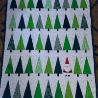 Santa in the Trees Quilt Pattern PDF - Etsy Canada