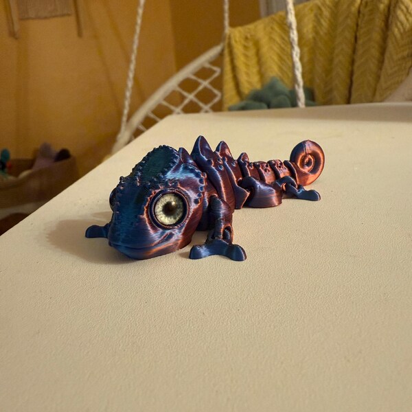 Articulated 3D Printed Godzilla Toy–poseable Kaiju Desk Model Two Sizes ...