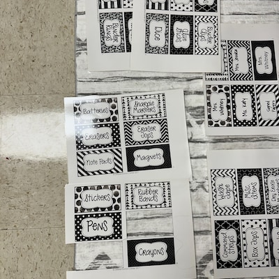 Cow Print Neutral Classroom Decor Bundle Classroom Bulletin Board ...