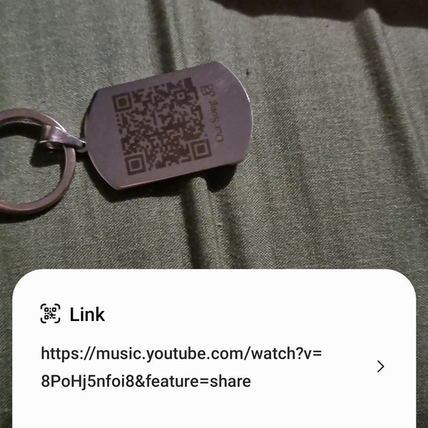 Custom QR Code Keyring | Personalised QR Code Keychain | Personalised ... Custom QR Code Keyring | Personalised QR Code Keychain | Personalised ...
