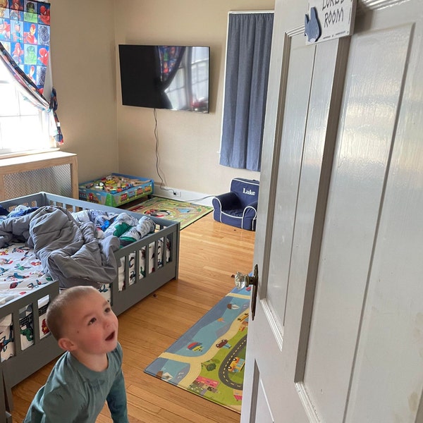 FLOWER Room Sign, Hand Personalized. Girl's Room Decor. Children's Name ...