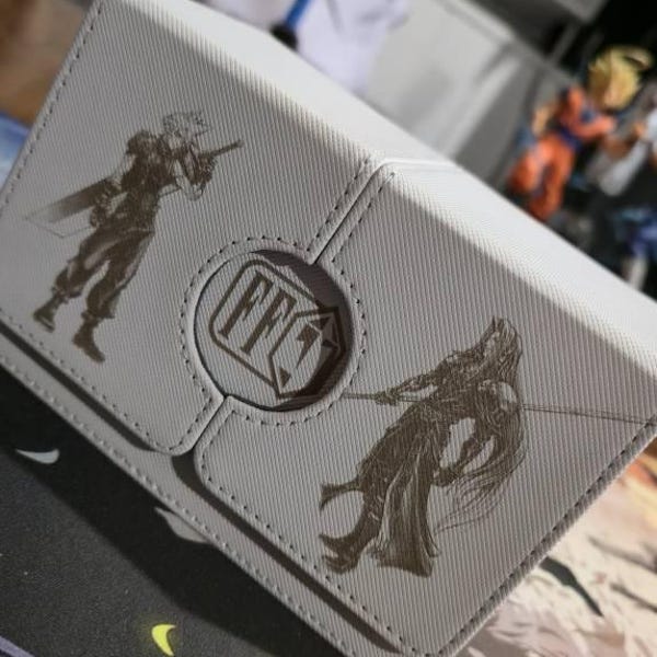 Customized Engraved White Final Fantasy FF, MTG 300+ Card Box ...