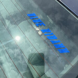 Custom Text Vinyl Decal Car Window Banner Personalized Username JDM ...