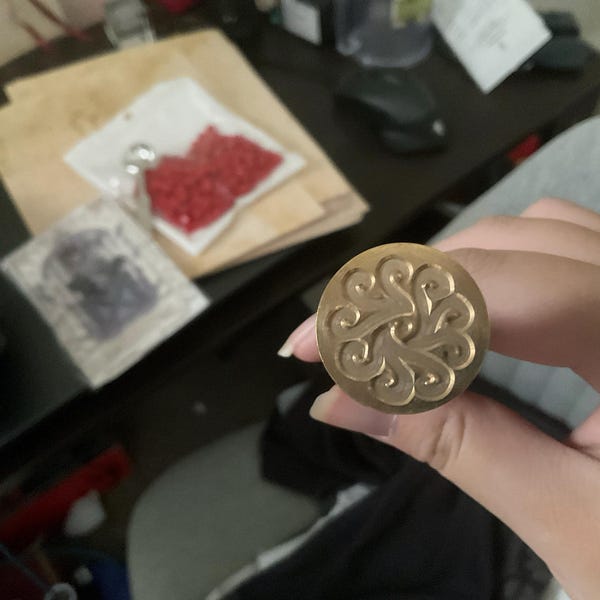 KEYBLADES CROSSED KEYS Wax Seal Stamp Wax Sealing Kit, Birthday Wax ...