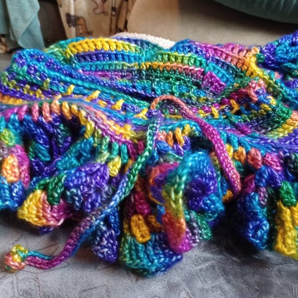 Picasso Rainbow II - Ice Yarns 64627 Blue Purple Green Yellow Orange ...