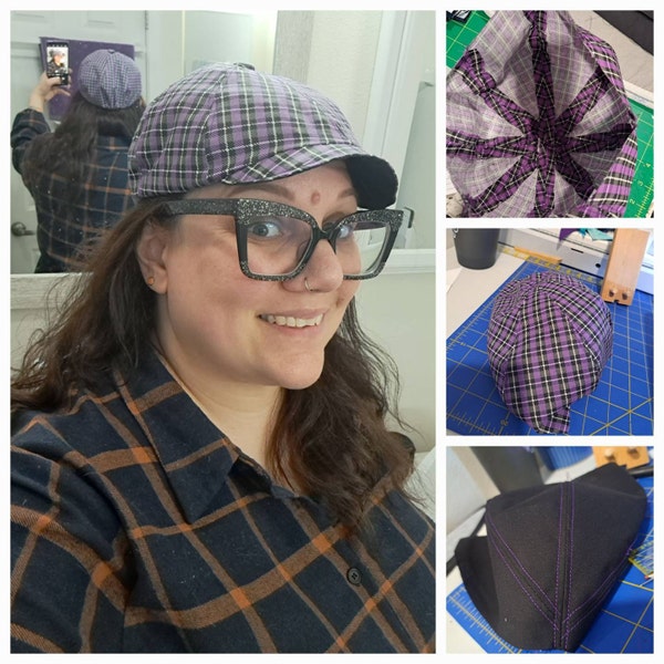SEWING PATTERN - Taylor: 1920s Gatsby Newsboy Driving Cap for Child or ...