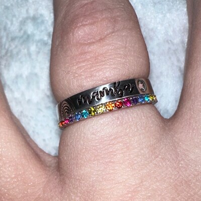 Scripture Ring Bible Verse Ring Cross Ring Faith Ring - Etsy