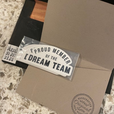 The Dream Team Matte Decal Sticker Pack Teamwork , Team Effort , Gift ...