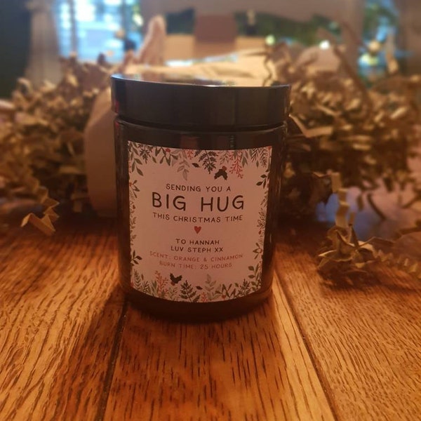 Big Hug Christmas Gift Candle, Hug in a Box, Christmas Gift, Christmas ...