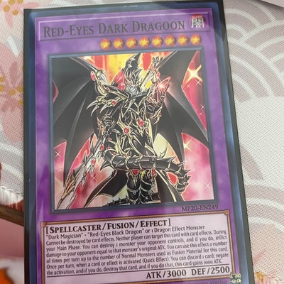 Red-eyes Dark Dragoon Super Rare Orica PROXY - Etsy