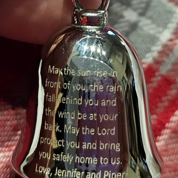 Custom Engraved Biker Bell: Motorcycle Good Luck Charm - Etsy