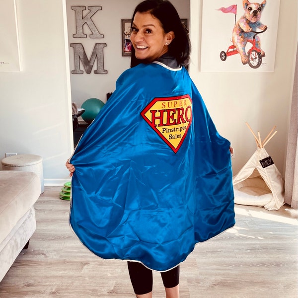 Everyday Hero Personalized Cape | Adult Superhero Cape for Every Day ...