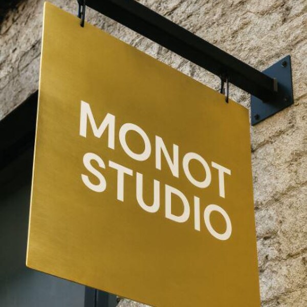 Store Front Sign | Custom Metal Sign | Double Sided Sign | Blade Sign ...