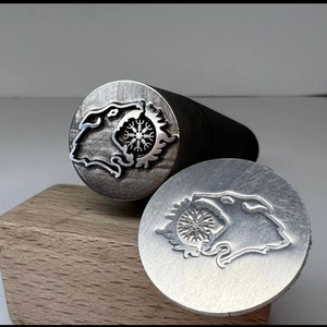 Custom Blacksmith Touchmark Stamp Custom Steel Hand Stamp Stainless ...