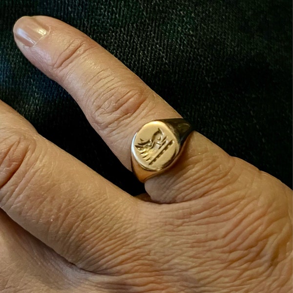 Ancient Roman Conical Intaglio Ring - Etsy