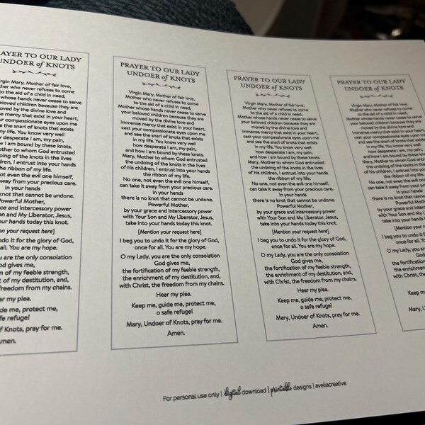 The Surrender Novena Printable Prayer, Instant Download, Catholic ...